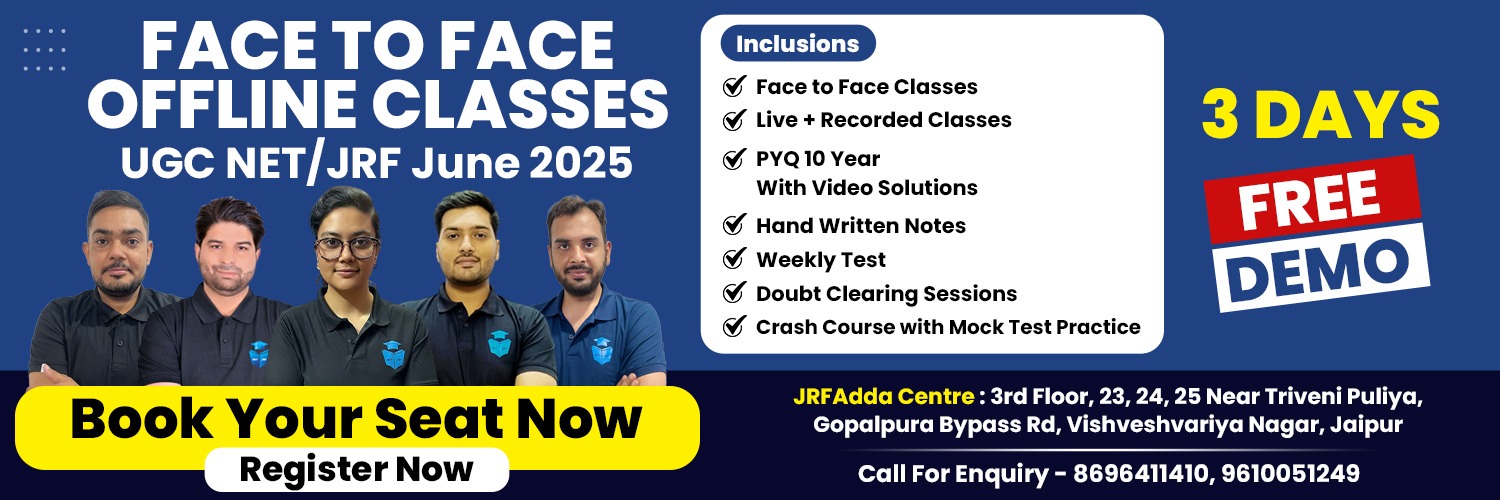 JRFAdda: ONLINE LEARNING PLATFORM FOR UGC NET