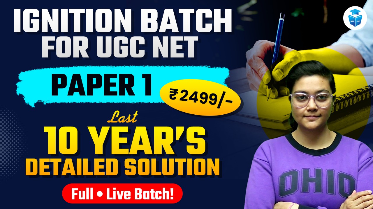 JRFAdda: IGNITION BATCH PYP Last 10 Years Detailed Solution Paper1