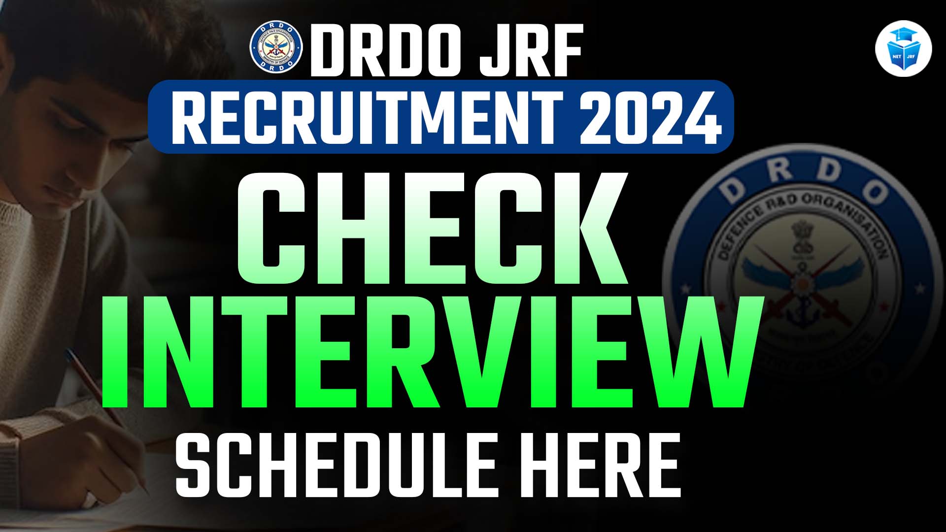 DRDO JRF Recruitment 2024: Check Interview Schedule Here