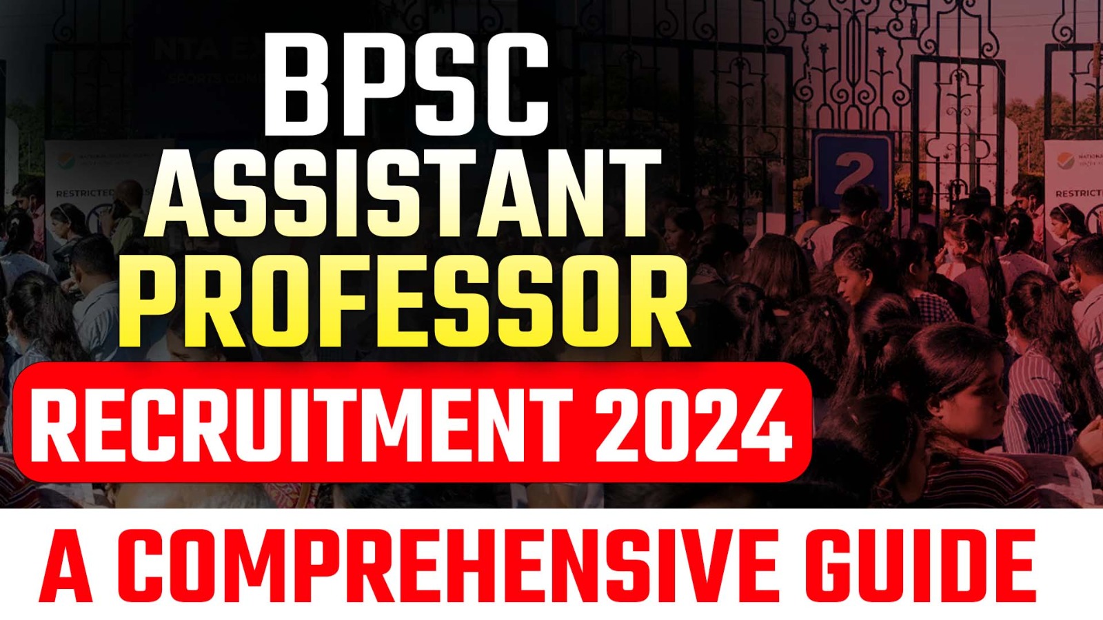 BPSC Assistant Professor Recruitment 2024: A Comprehensive Guide