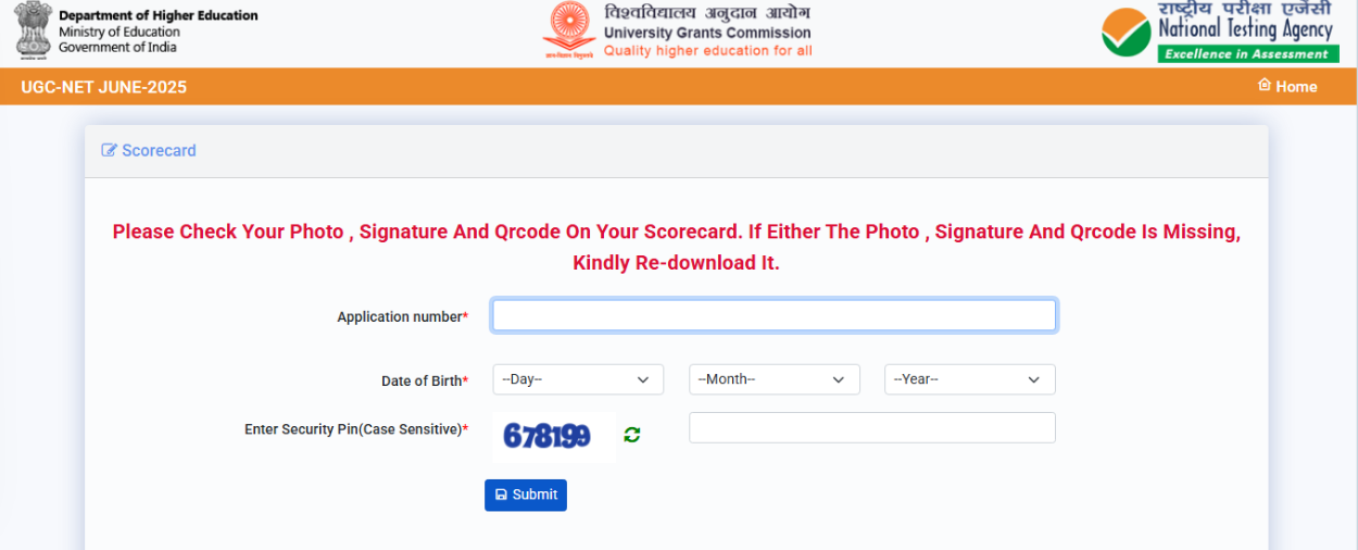 UGC NET Score Card 2025, Check Steps to Download, Validity